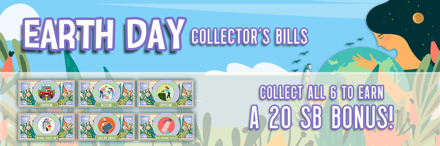 Earth Day Collector's Bills - OZ Swagblog
